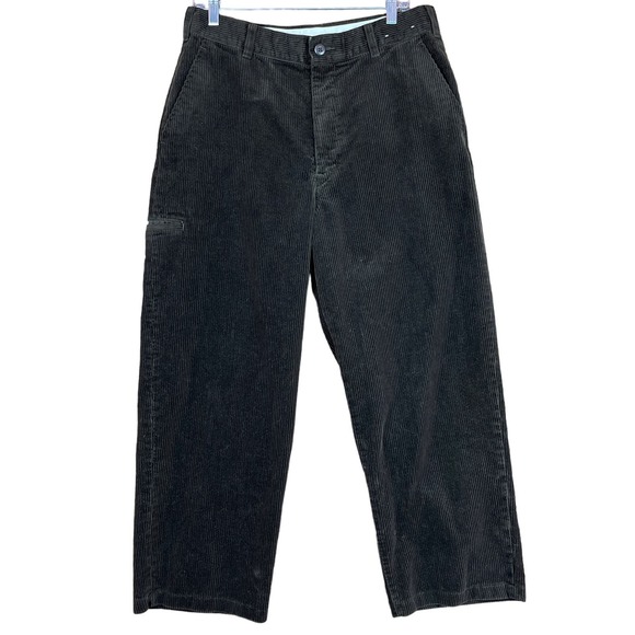 Uniqlo | Pants | Uniqlo Mens Pants Brown Corduroy Straight Leg Dark ...